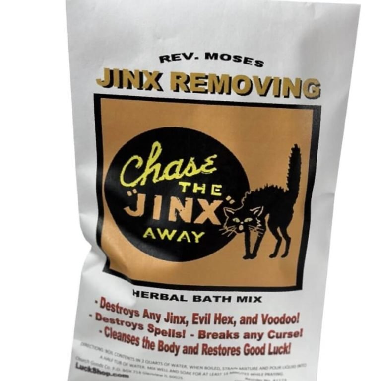 Jinx Removing Herbal Bath Mix works hard to kill all jinx and bad luck!