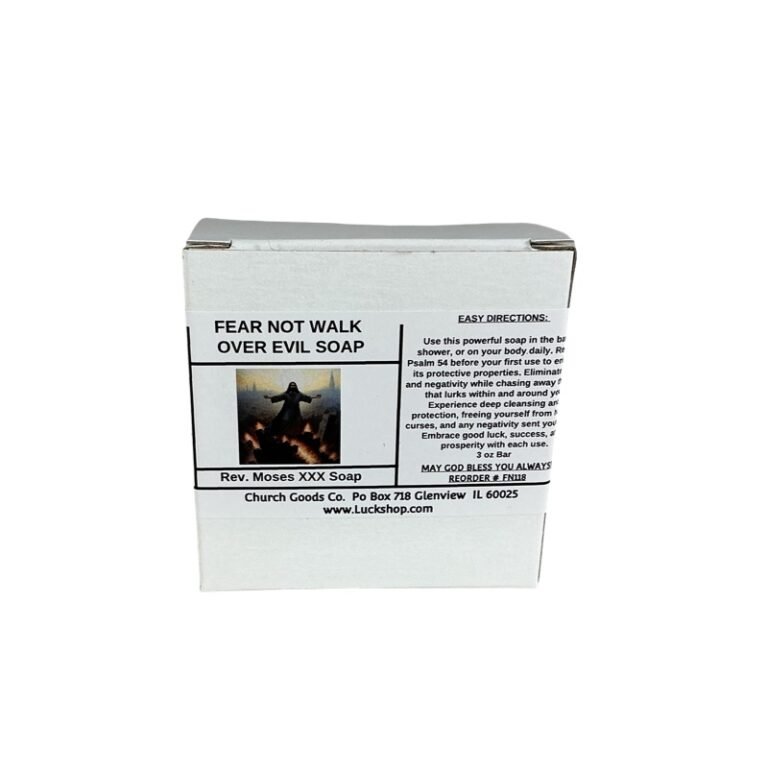 Fear Not Walk Over Evil Soap Bar - LuckShop